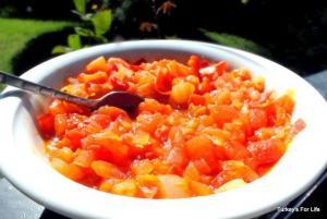 Sweet & Spicy Tomato Chilli Relish Recipe • Turkey's For Life