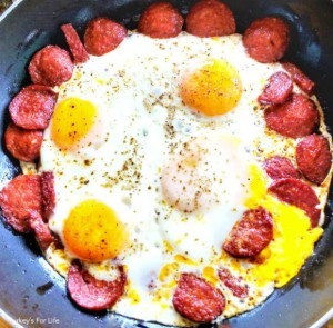Sucuk & Eggs Recipe - Sucuklu Yumurta • Turkey's For Life
